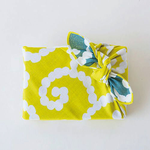 Cho Musubi - 24105-105 karakusa yellow/smoky blue - Double Sided Dyein ...