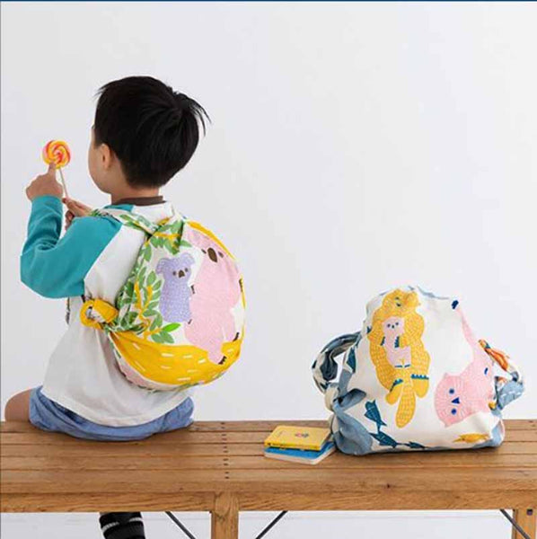 Kata Kata - Koala Cream Yellow ( コアラ クリームイエロー) - Furoshiki 100 x 100 c ...