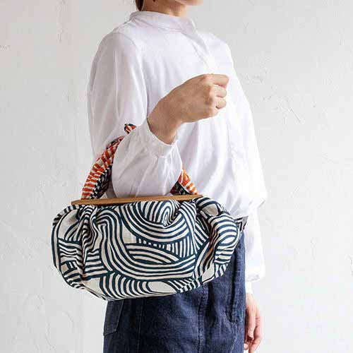 Isamonyou - Double-Sided Dyeing Yui Eye/Orange 70 伊砂文様 両面 結 アイ/オレンジ ...