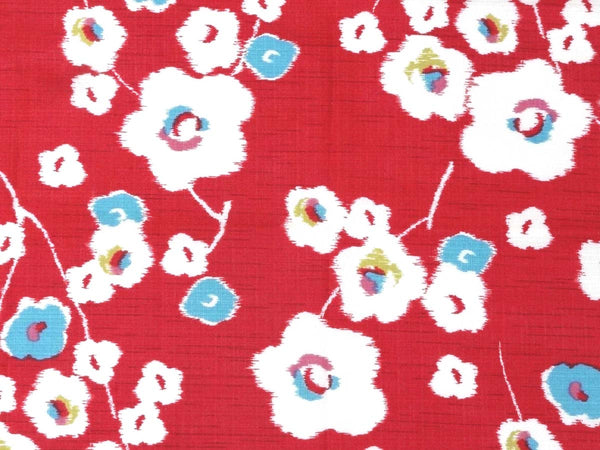 Modern Girl - Ume (Plum) Red - Furoshiki with two rings 70 x 70 cm ...
