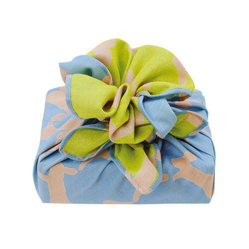 Cho Musubi - run run run light blue/yello - Double Sided Dyeing ミナペルホネ ...