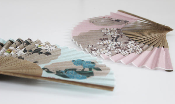 Traditional handcrafted Kyoto Ladies' Sensu - Ito Jakuchu - Tessen & A ...